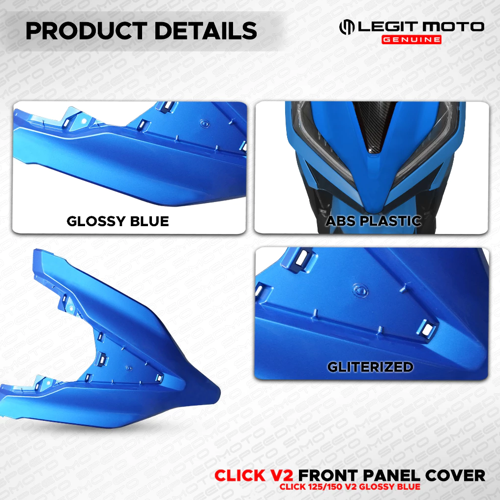 Honda Click Front Panel Center Cover Click 125i 150i v2 (Standard Color ...