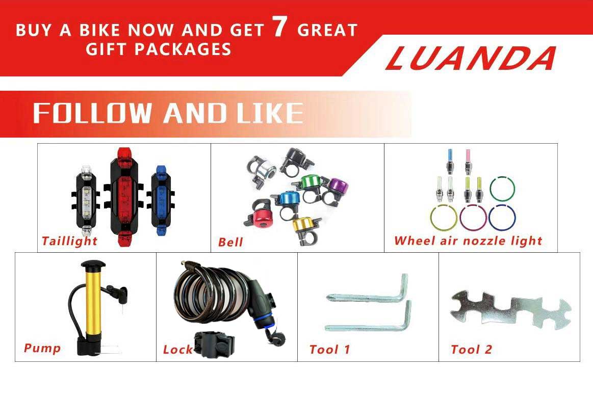 LUANDA Fixie Bikes High Carbon Steel Bike 26 inches Road Bike Alloy ...