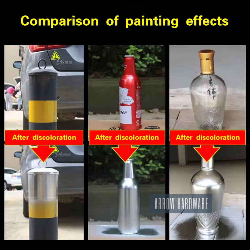 10 years No Rust Chrome paint spray Cartridges With Chrome Plated Steel ...