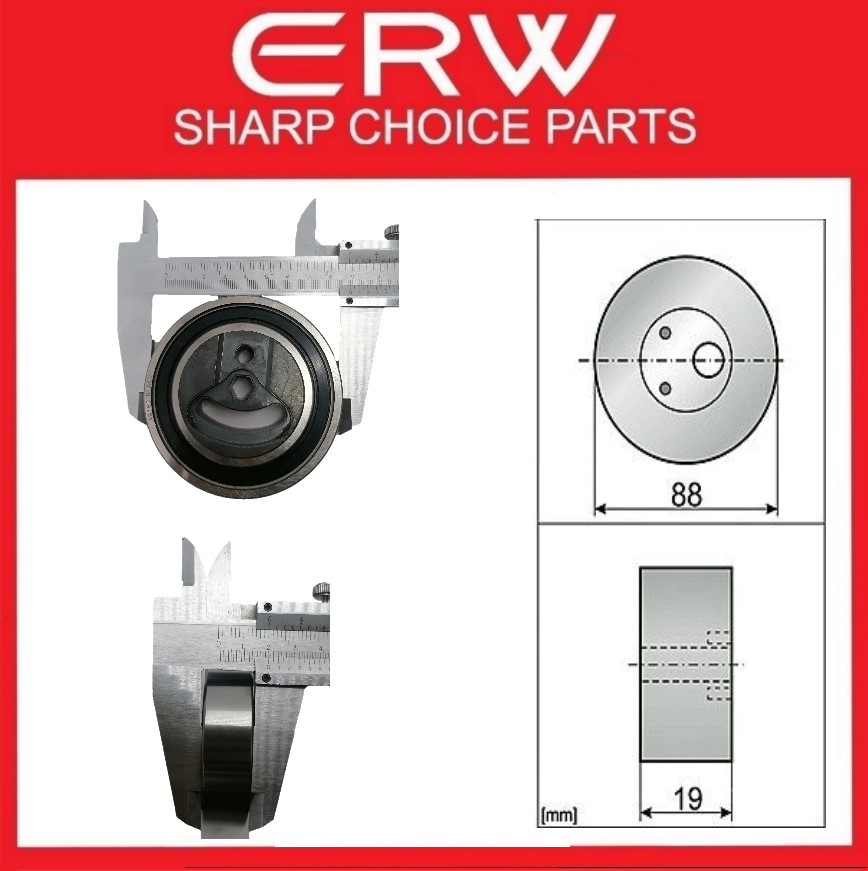 TENSIONER PULLEY Replacement Part No: ( 49160-81A00 ) SUZUKI JIMNY M13A ...