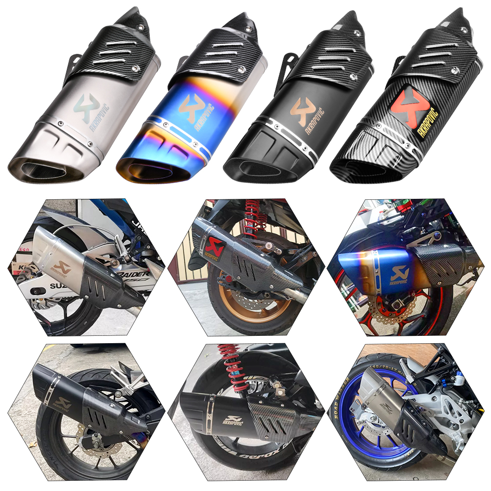 Akrapovic M1 Motorcycle Exhaust Pipe Stainless Steel With DB killer ...