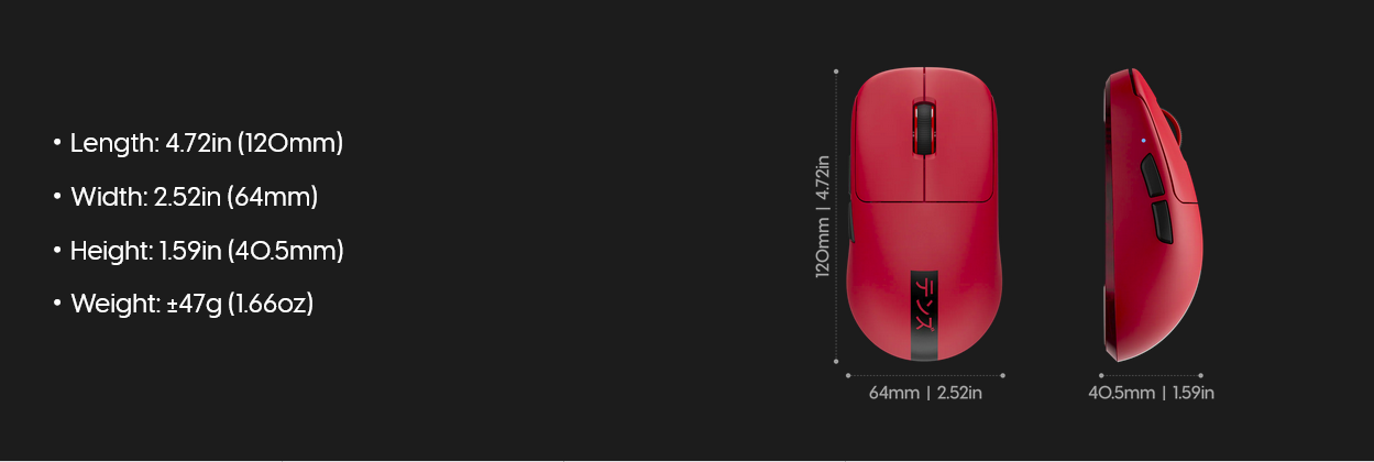 Pulsar TenZ Signature RED Edition Gaming Mouse | Shopee Philippines