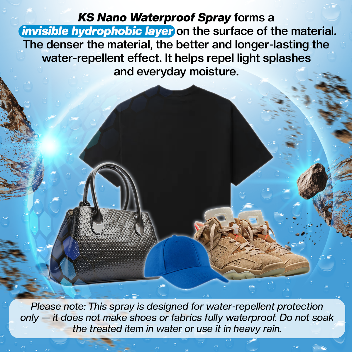 KS NANO WaterProof Spray Long-Lasting Protection Invisible Water ...