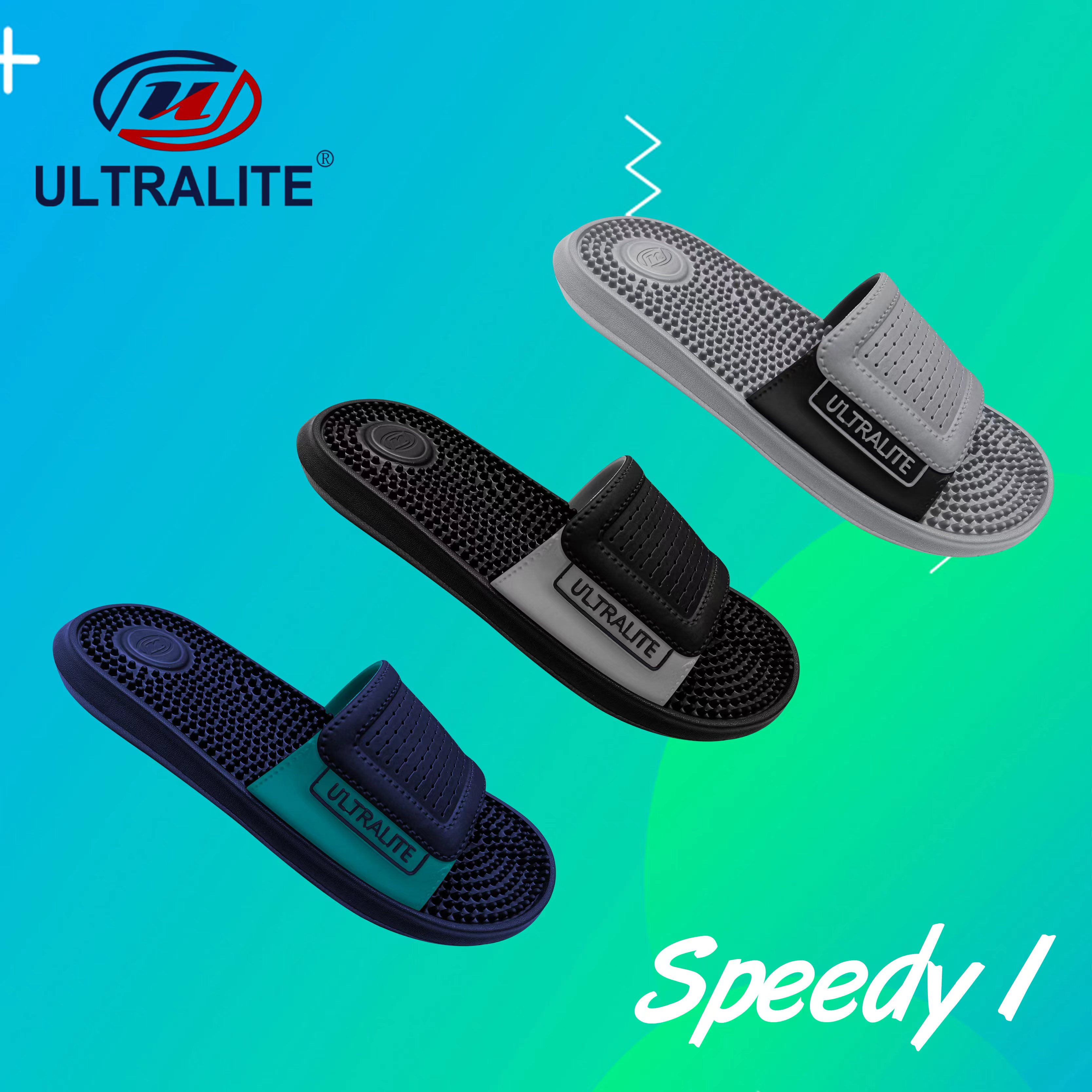 Ultralite Speedy Men’s Comfy Massage Slippers – Lightweight Slip-On for ...