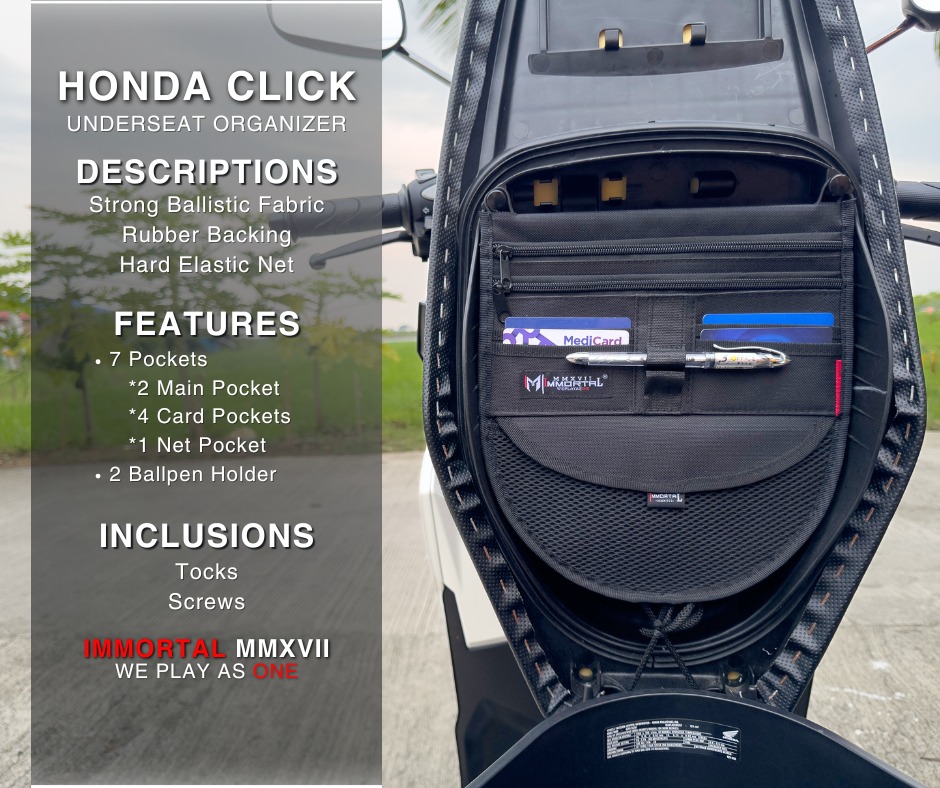 Immortal Underseat Organizer for HONDA CLICK V3 with FREE STICKER ...