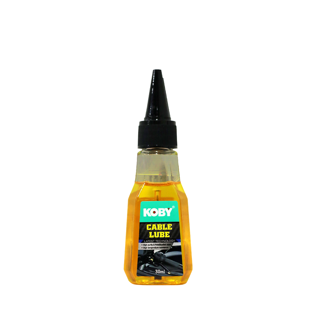 KOBY CABLE LUBE 30ML / lubricant oil for motorcycle cables | Shopee ...