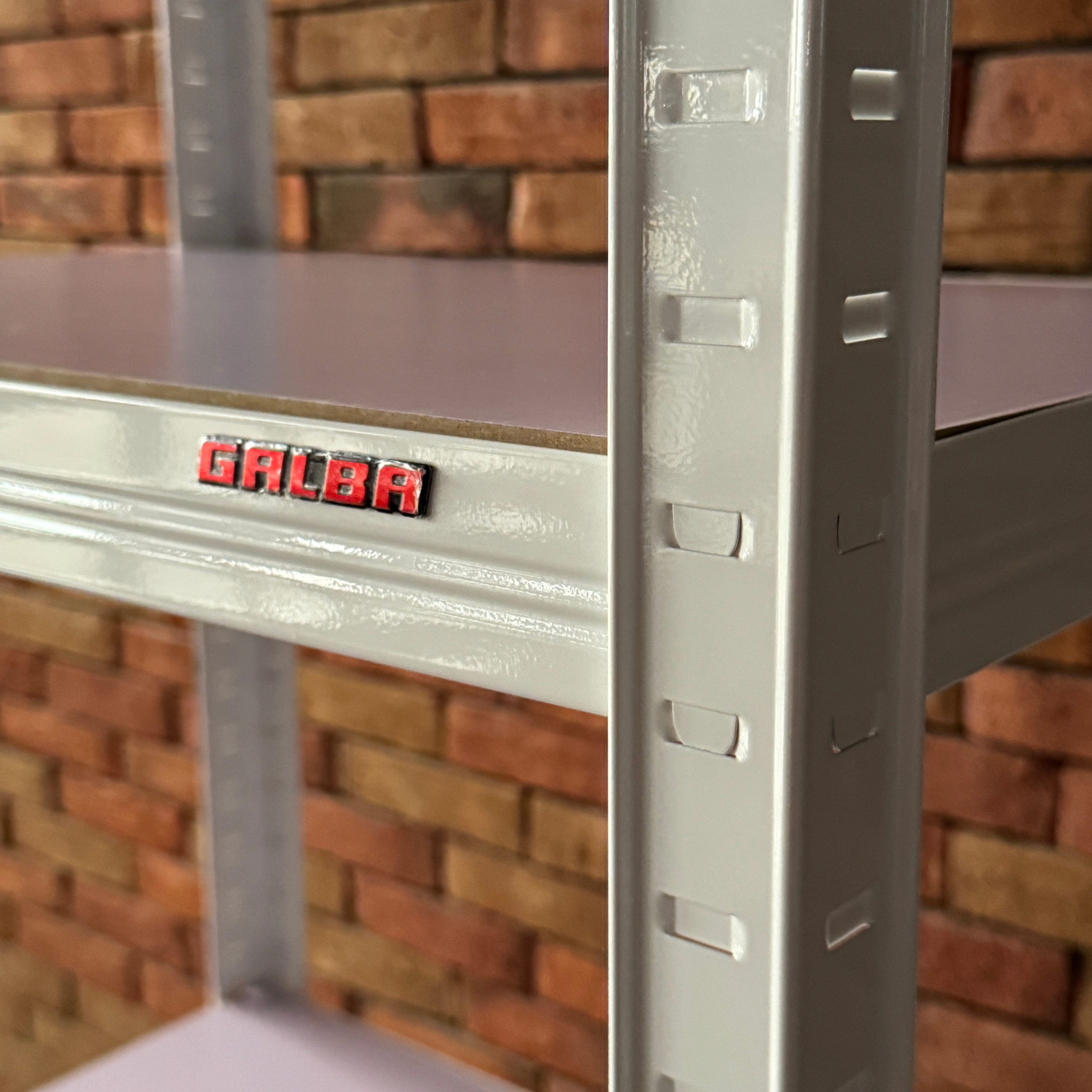 GALBA Boltless LAMINATED MDF Storage Steel Rack Adjustable 5 Layers ...