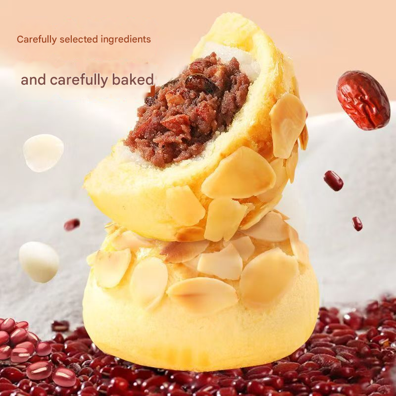Red Bean & Almond Mochi Cake 280g – Soft Vietnamese Rice Cake – Ready ...
