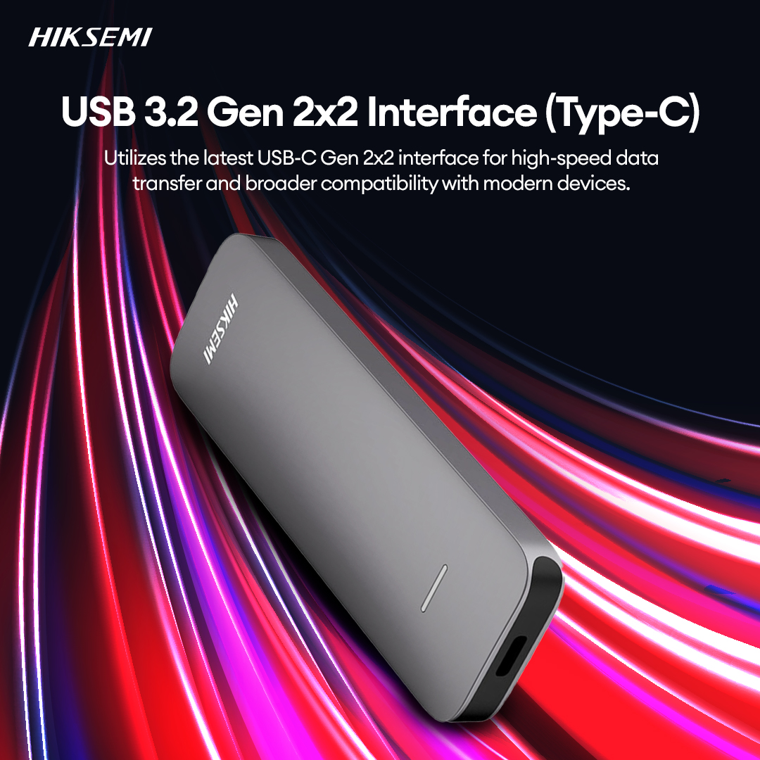 Hiksemi 1TB 2TB High-Speed External Hard Drive Portable SSD USB 3.2 ...