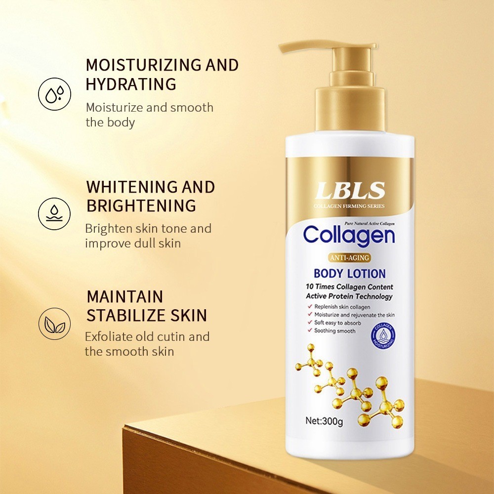 LBLS Dual-Effect Whitening SPF90 PA+++ Sunscreen Cream & Collagen Whitening Body Lotion Set ...