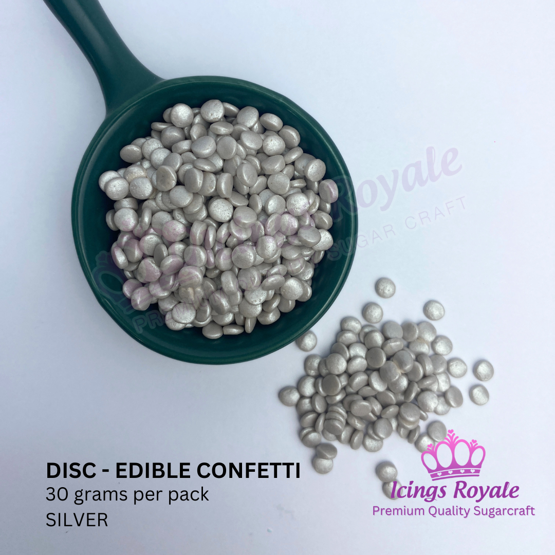 DISC Shape Edible Cake and Cupcake Confetti Sprinkles Decorations ...