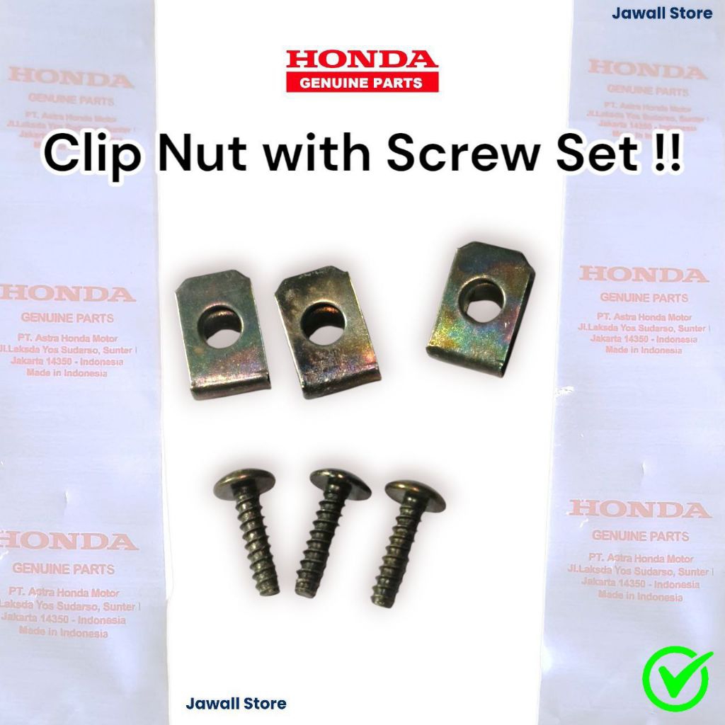Honda Clip Nut with Screw – 1pc Set for Motorcycle Body Fairings ...