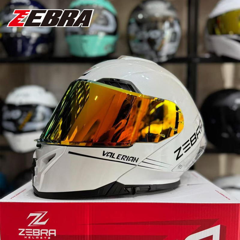 ZEBRA 2027 VALERIAN Modular full face helmet revo visor for Motorcycle ...