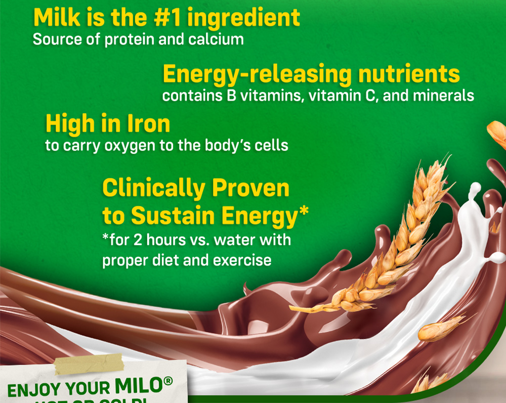 Milo Powdered Choco Malt Milk Drink 1kg + Bear Brand Fortified Powdered ...