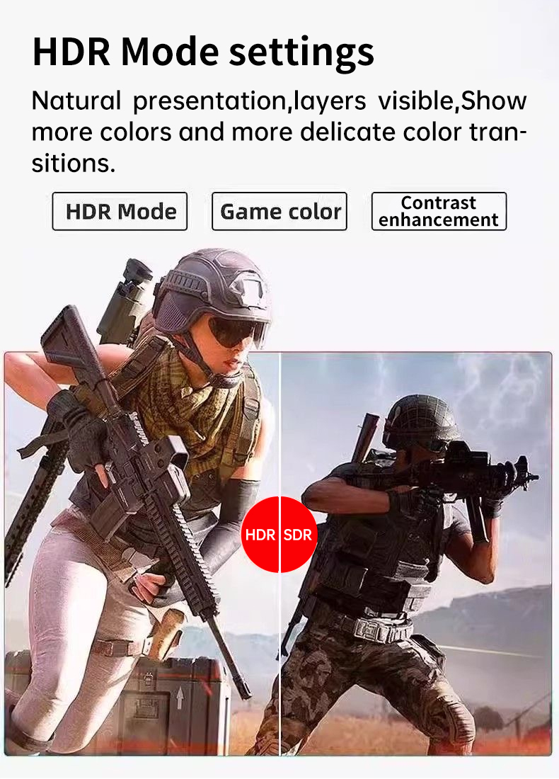 JEAANSP Computer Monitor 22 24 25 27 inch 100HZ Gaming PC Monitor IPS ...