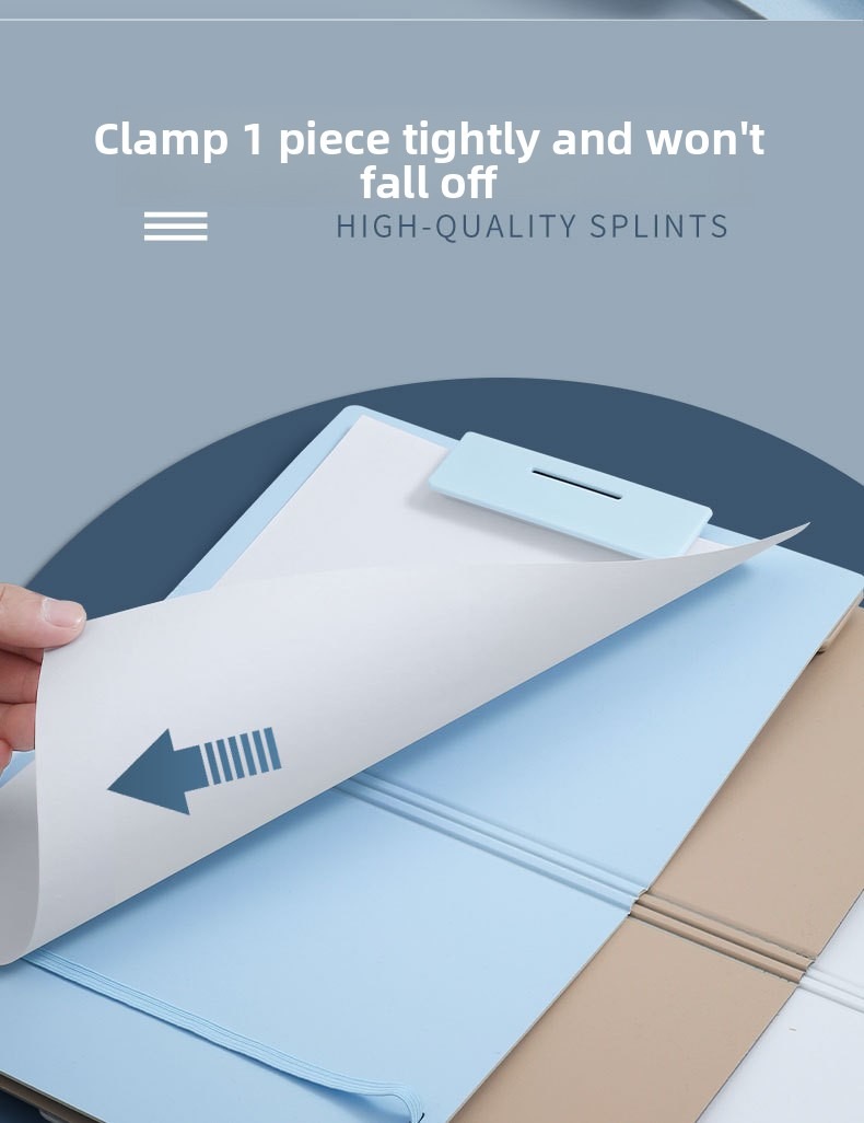 A5 Foldable Clipboard File Folder Paper Organizers Low Profile Clip ...