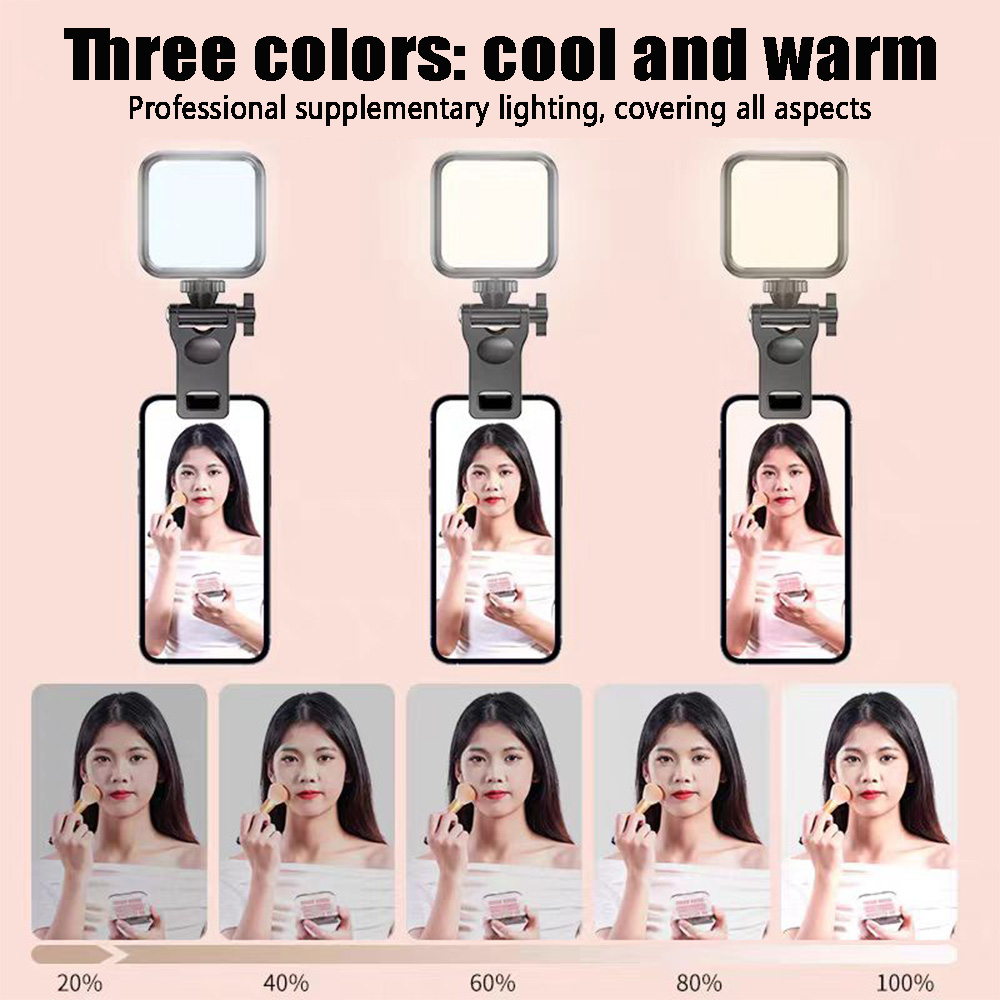 Fonken 5W Rechargeable LED Selfie Light with Clip for Laptop/Phone ...