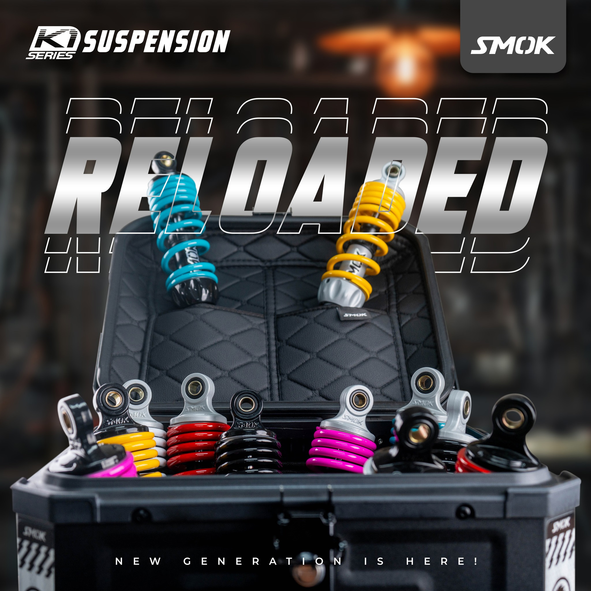 SMOK MONO SHOCK K1-SERIES (300mm) MIO I 125/CLICK/BEAT/GENIO/SOULTY ...