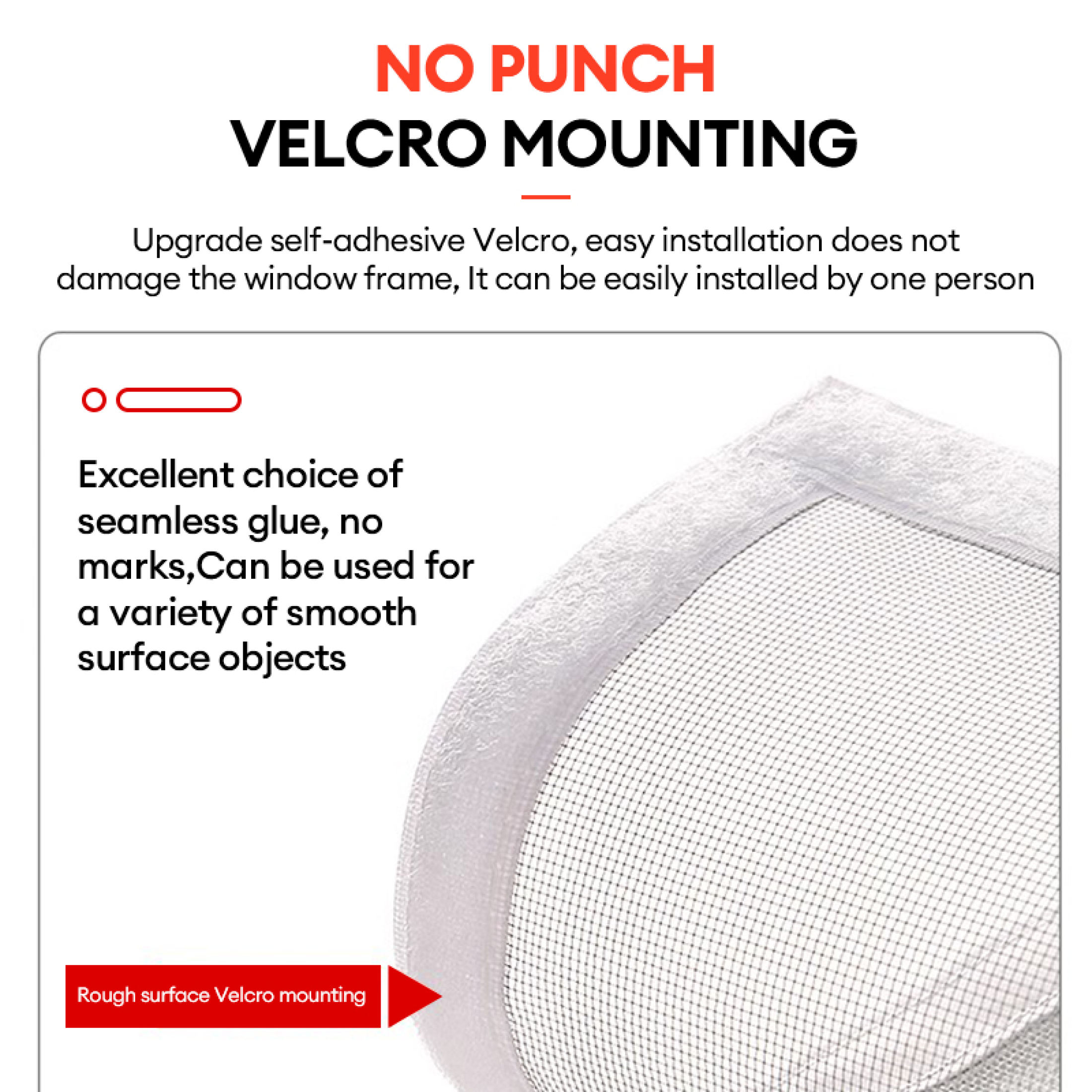 XMXN Velcro Window Screen Simple Screen for Window Household Anti ...