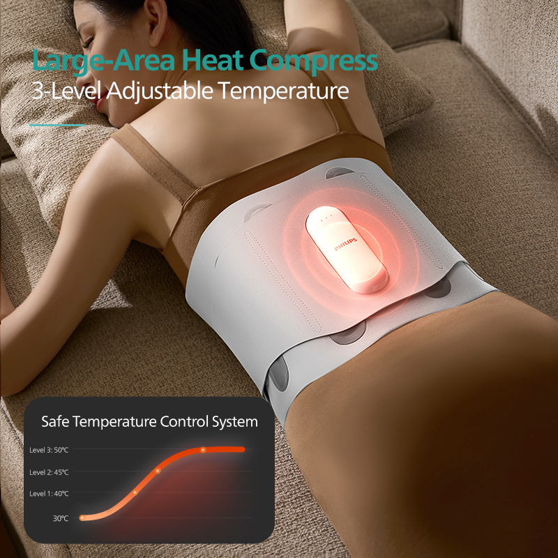 Philips Waist Massager Vibration Hot Compress Massage Abdominal Massage ...