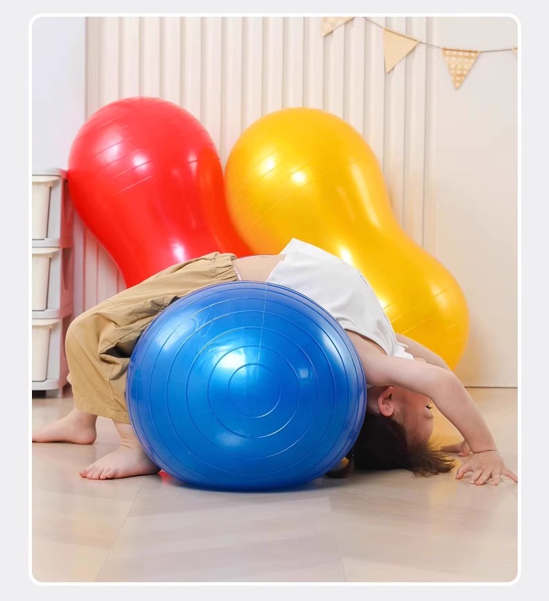 Thickened Inflatable Peanut Fitness Ball for Children - Explosion-Proof ...