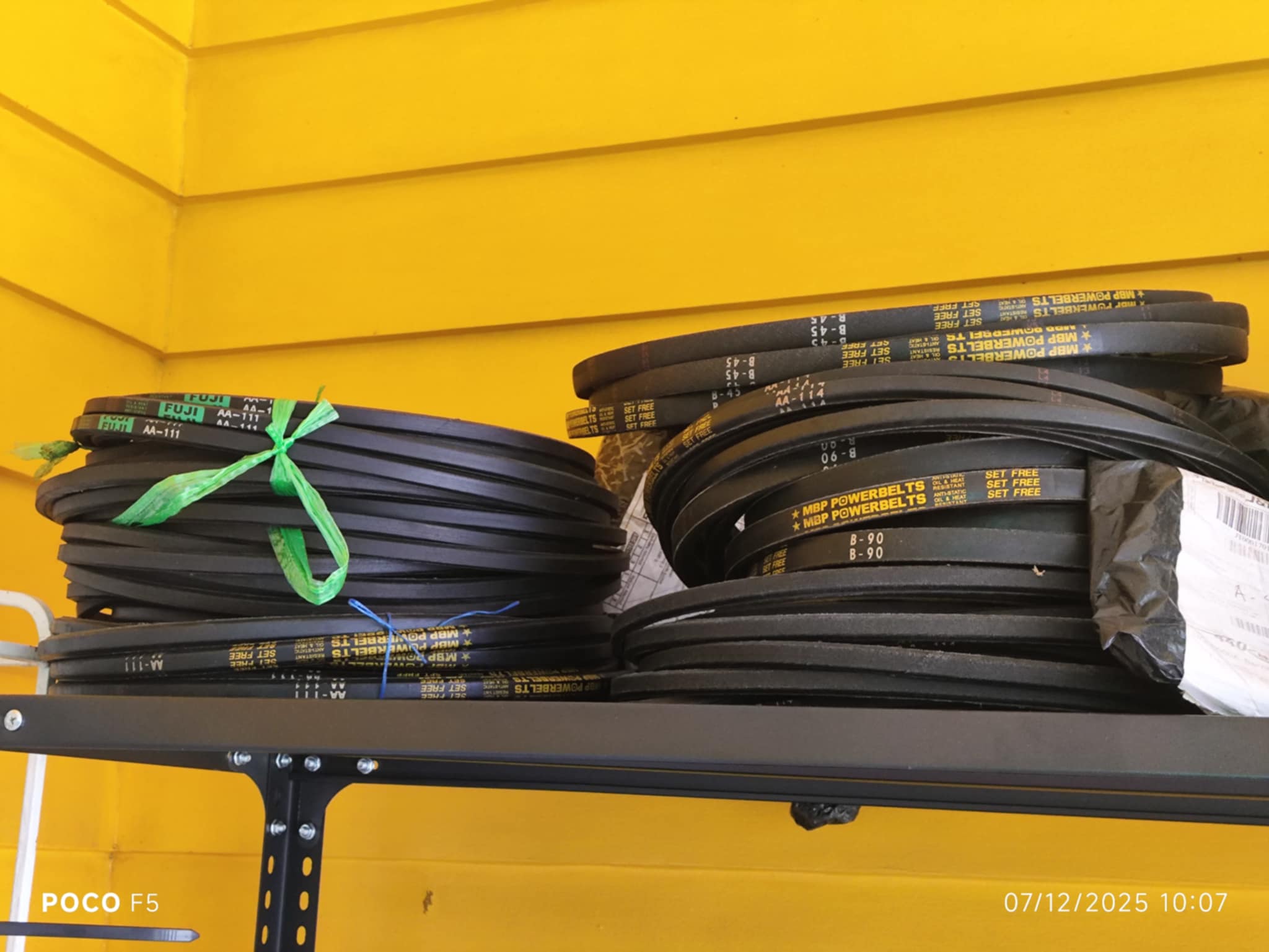 Mitsuboshi V Belt Fan Belt Type A & B A-31 to A-80 B-31 to B-80 Anti ...