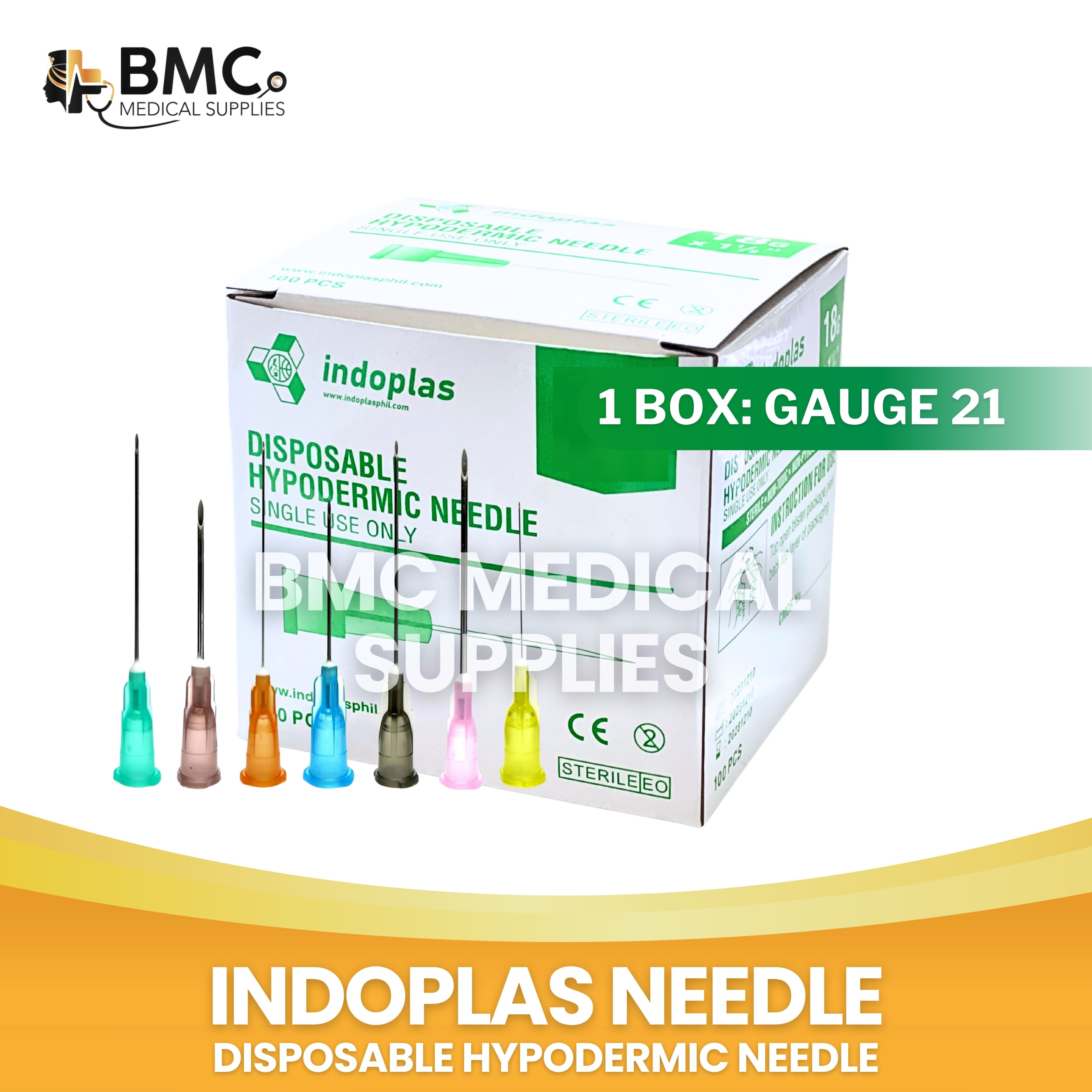 Indoplas Needle (Sterile) [G19, G18, G20, G21, G22, G24, G25, G26 ...
