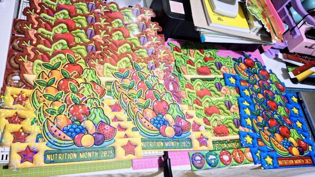 3D NUTRITION MONTH HEADDRESS GLITTERED | Shopee Philippines