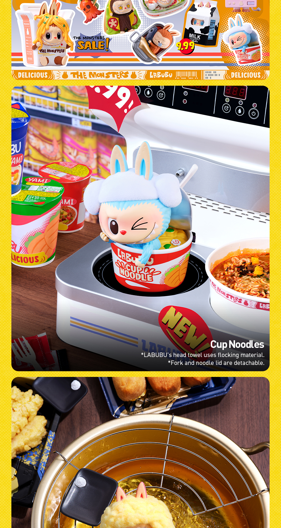 POP MART Labubu Wacky Mart Blind Box – 1pc Food-Themed Mystery Figure ...