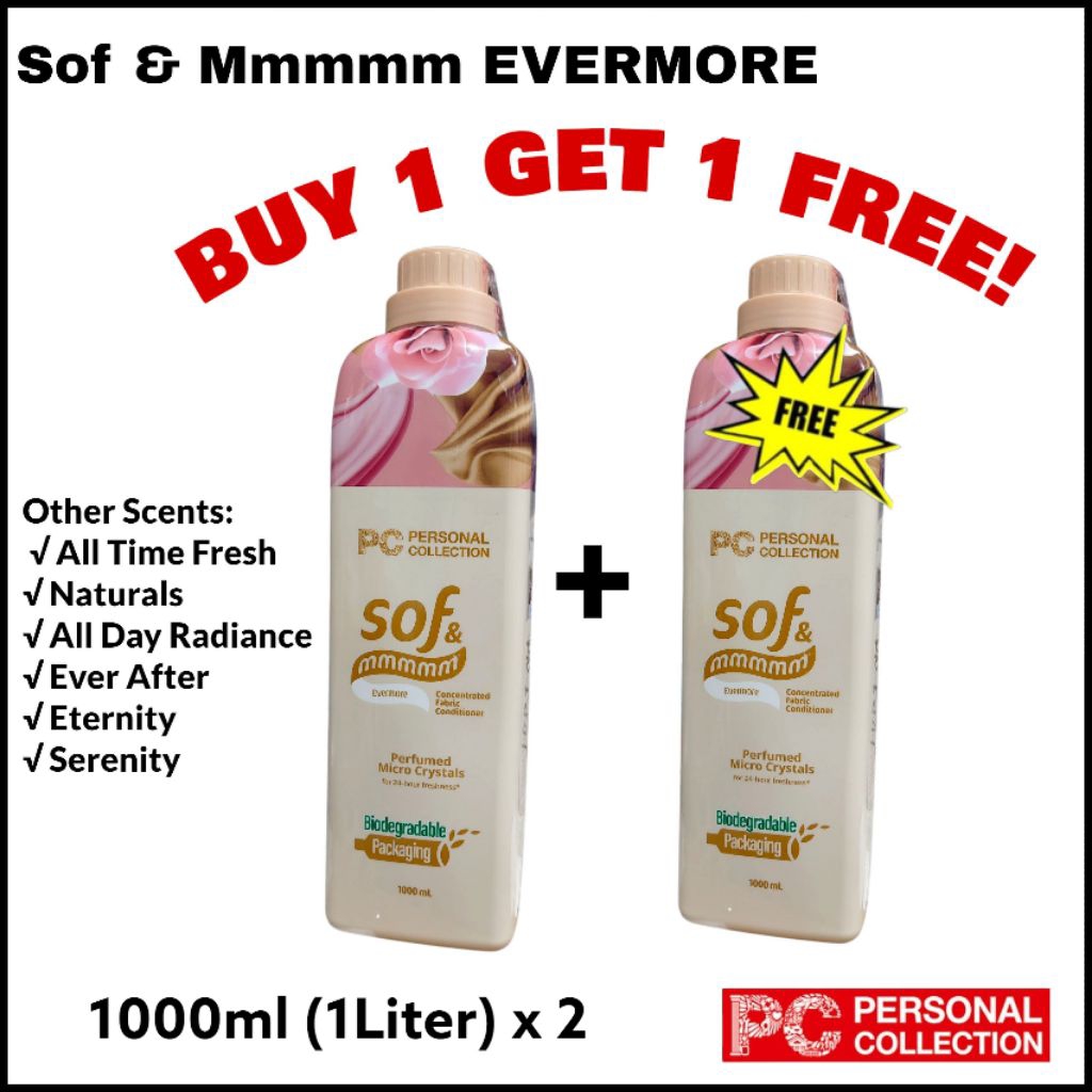 Sof & Mmmmm Fabric Conditioner 1000ml & Other Personal Collection ...