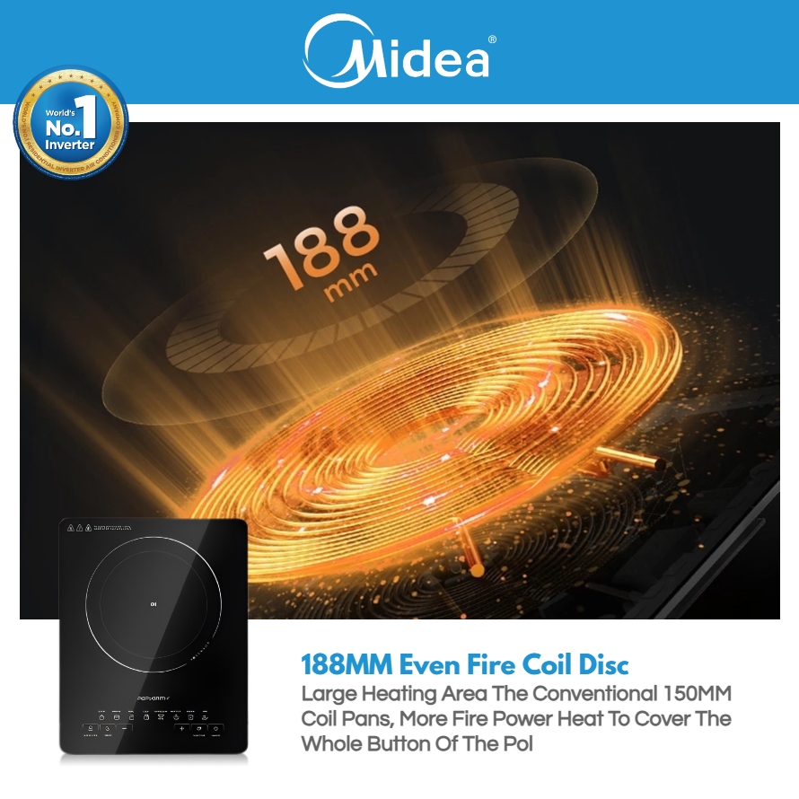 2200W Induction Cooker Electric Electromagnetic Touch Screen ...