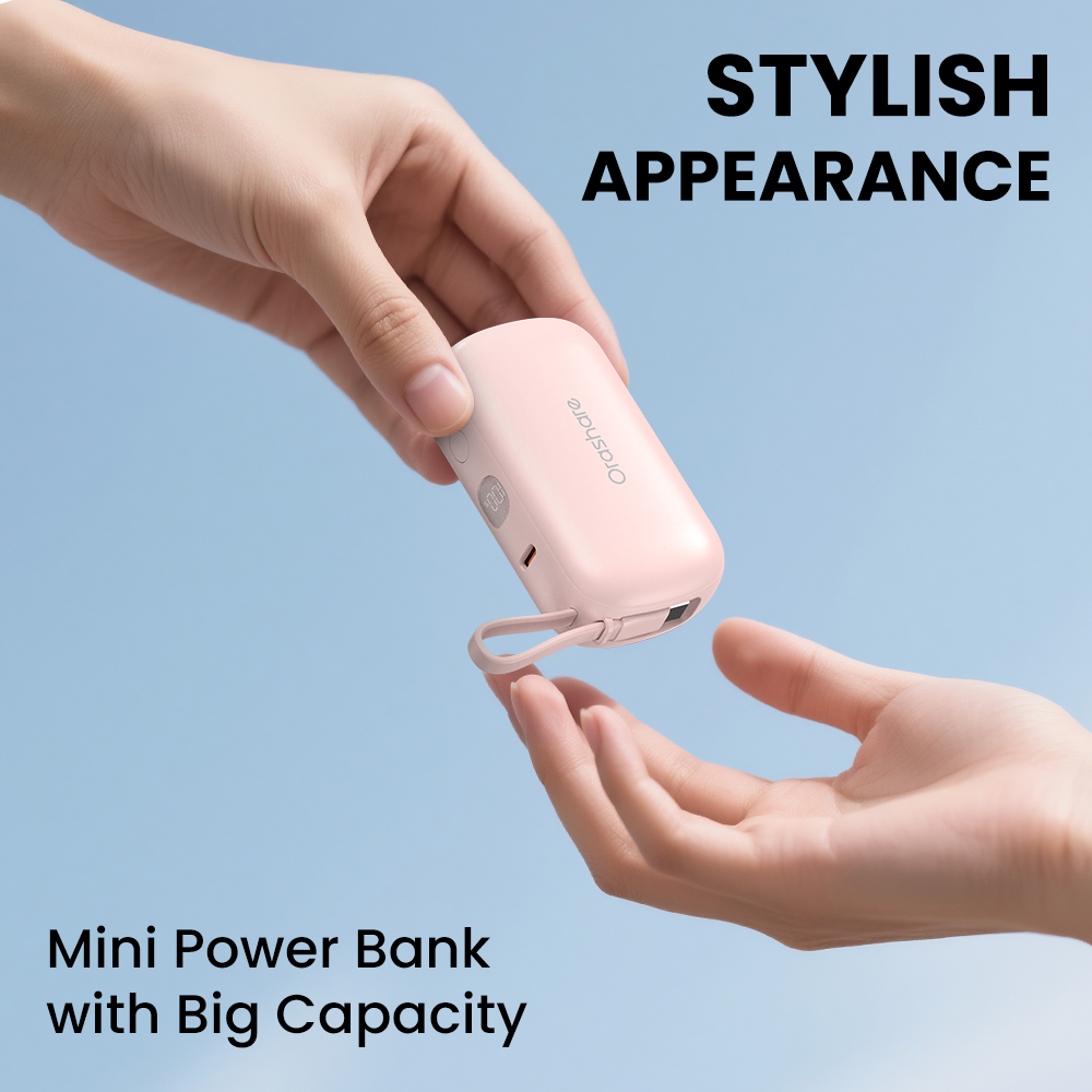 Orashare PCM11 Super Mini Powerbank 10000mAh With Dual Cable 22.5W Fast ...