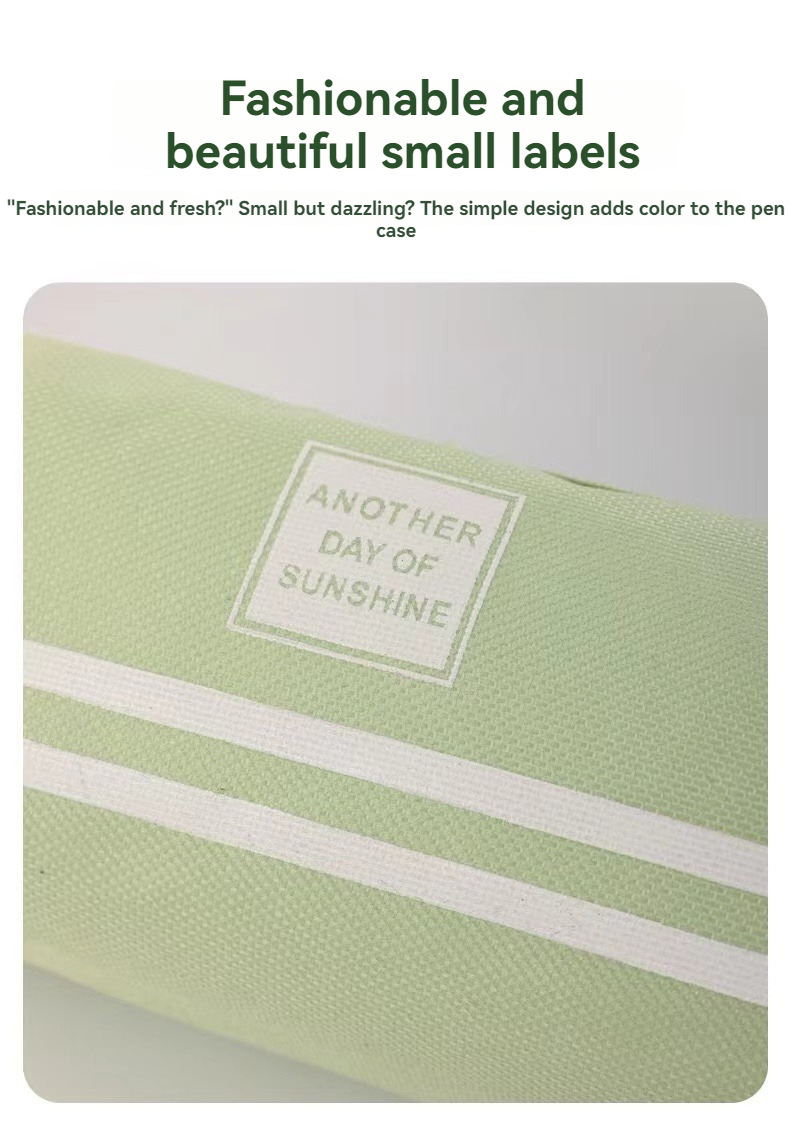 Student carrying a pen case. Large-capacity stationery storage pencil ...