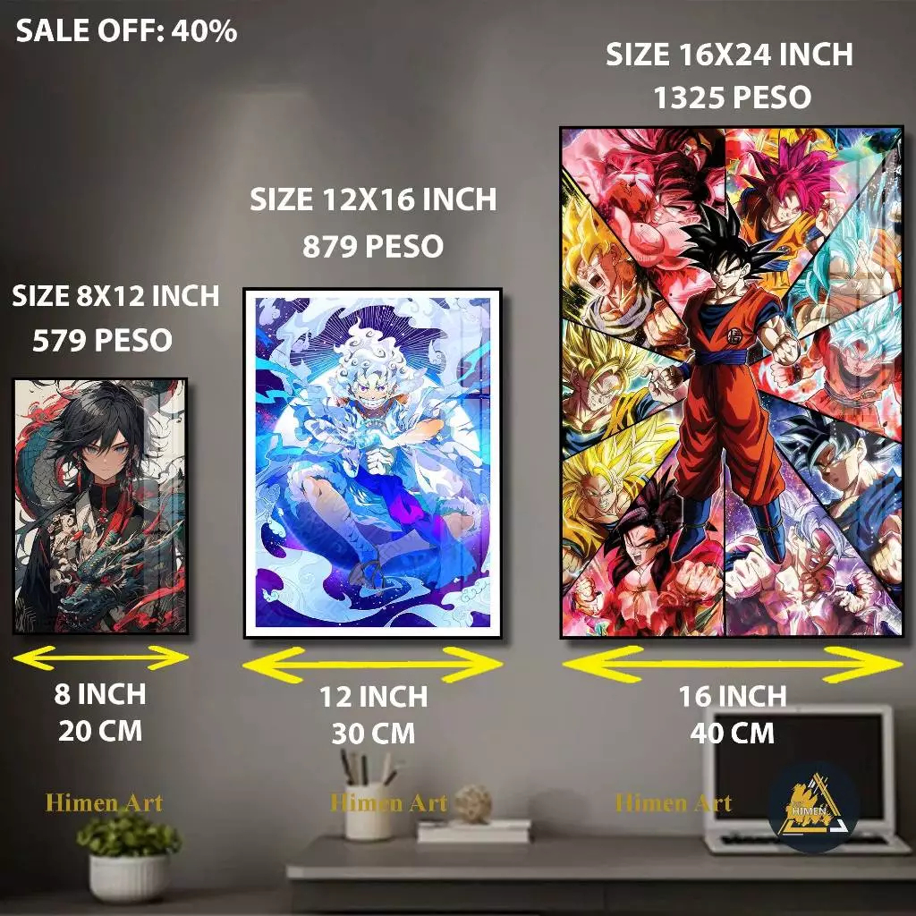 [Gift Idea For Boyfriend] One Piece Anime Poster - Picture Frame Anime ...