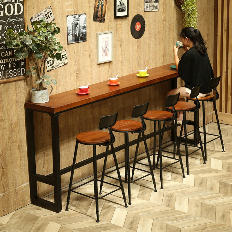 Bar Table With Chair High Foot Table Long Table Narrow Table For Family ...