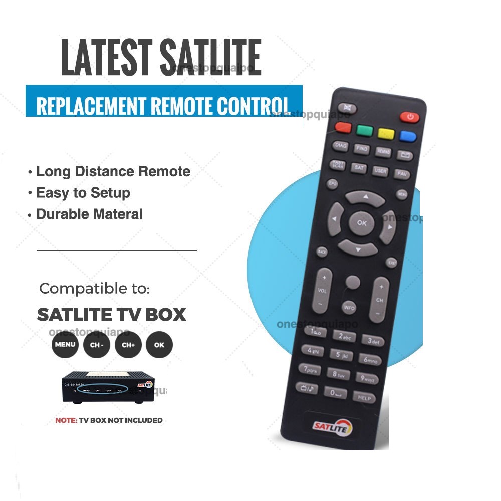 htm Universal Replacement Satlite GIE-SS1TAL20 Remote Control for ...