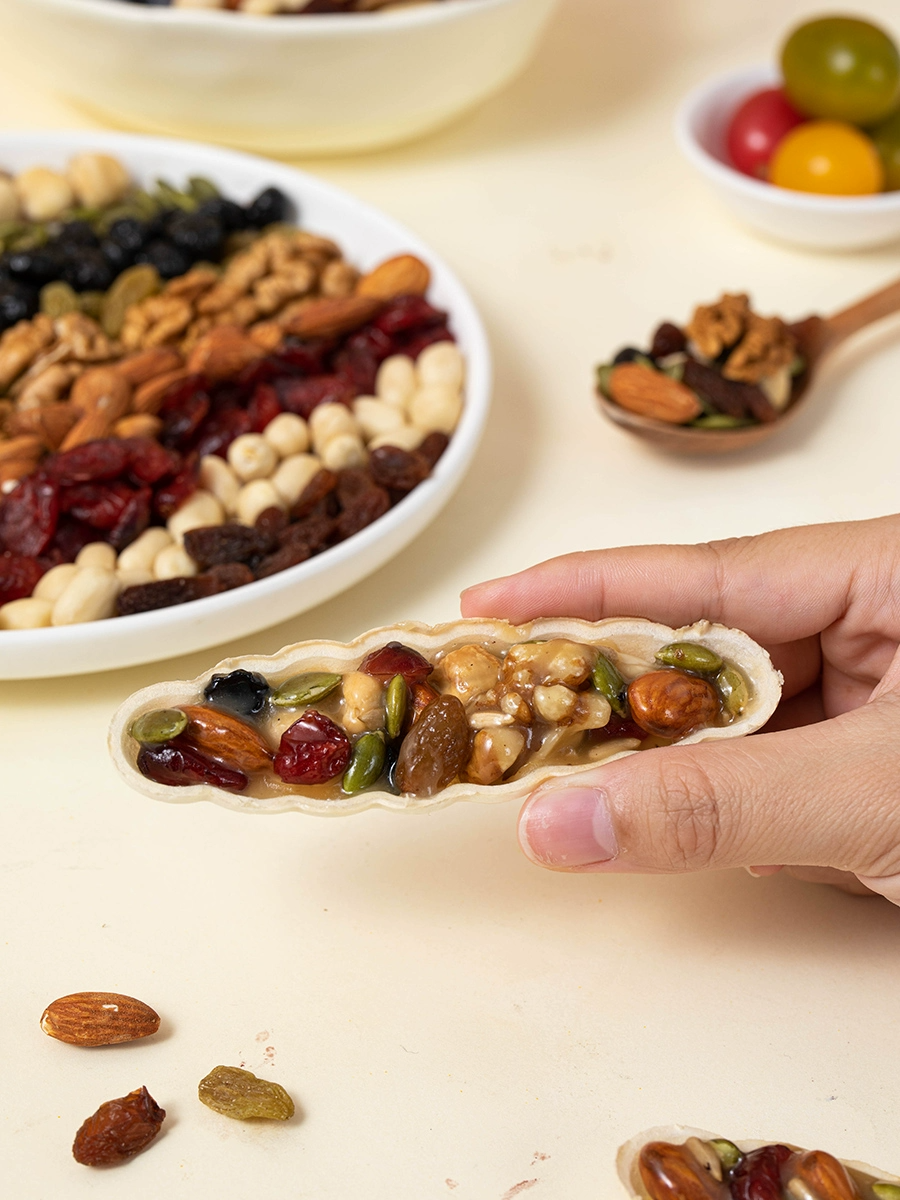 3F FOOD MIXED NUTS CAKE High Quality Sugar-Free Mixed Cereal Bar with ...