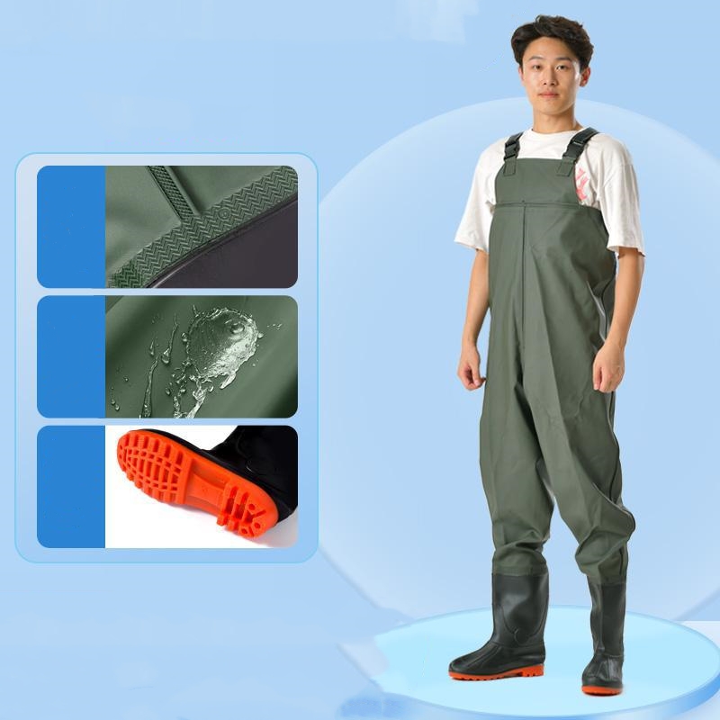 Jumper Boots Heavy Duty Waterproof Overalls Construction Coveralls ...