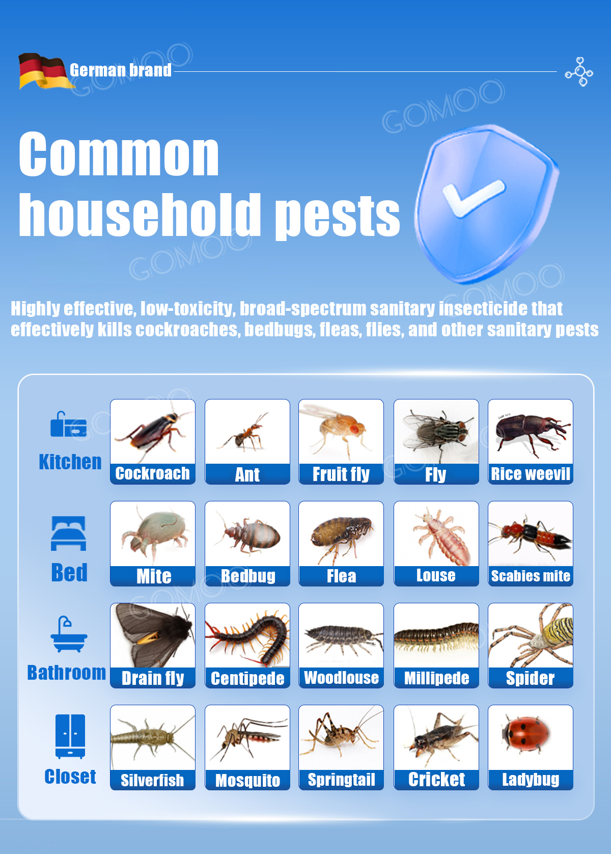Japan Insecticide Powerful Cockroach Killer Kills Multiple Types of ...