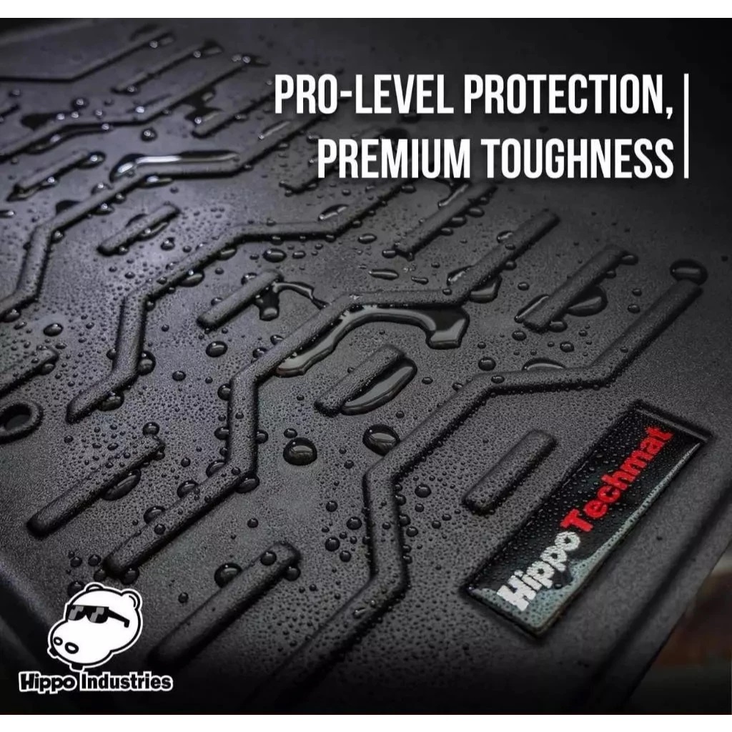 TOYOTA HILUX 2005 TO 2025 HIPPO TECHMAT PRO SERIES DEEP DISH FLOOR ...