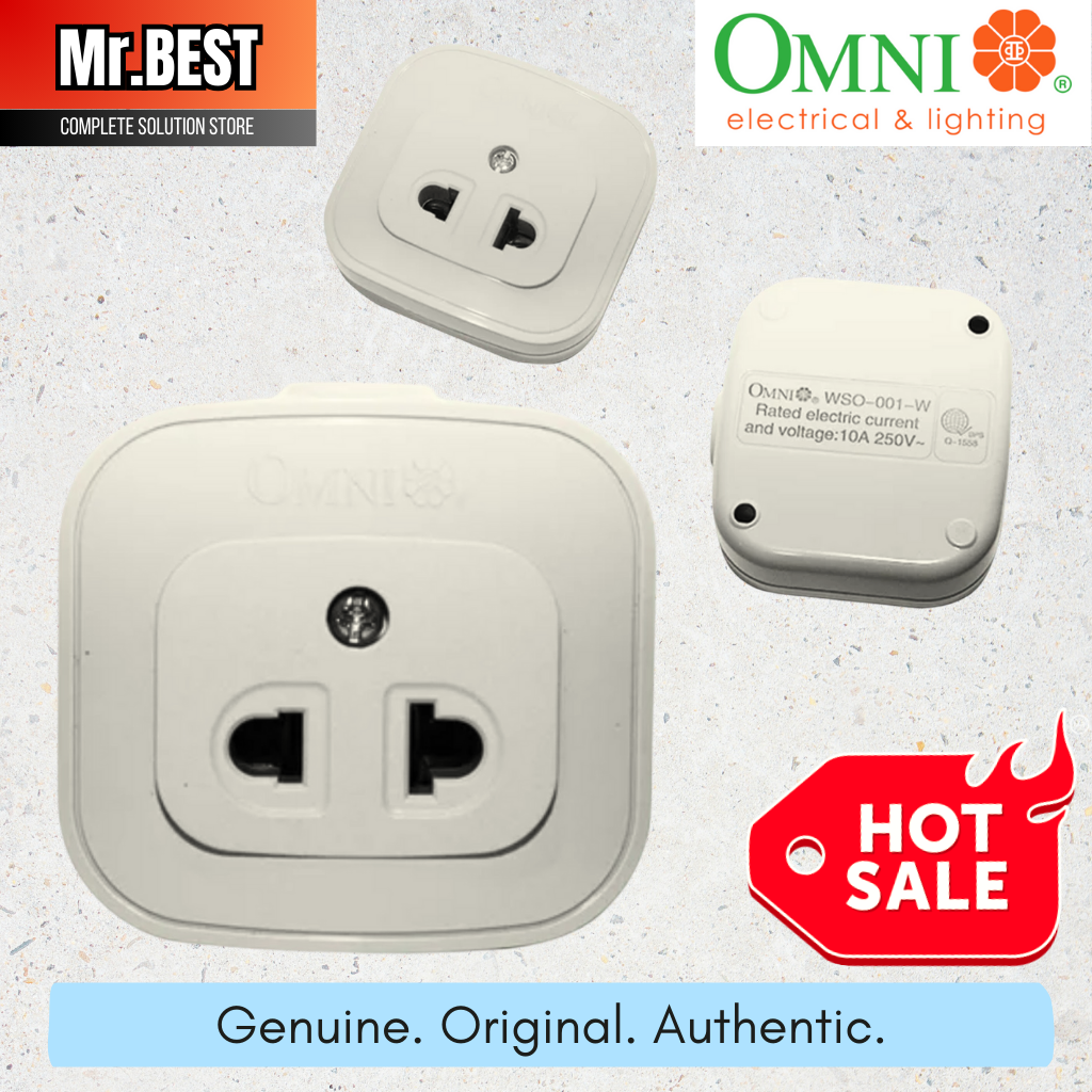 OMNI Surface Convenience Outlet 1-4 Gang w/ 2-Gang Ground | Heavy Duty ...
