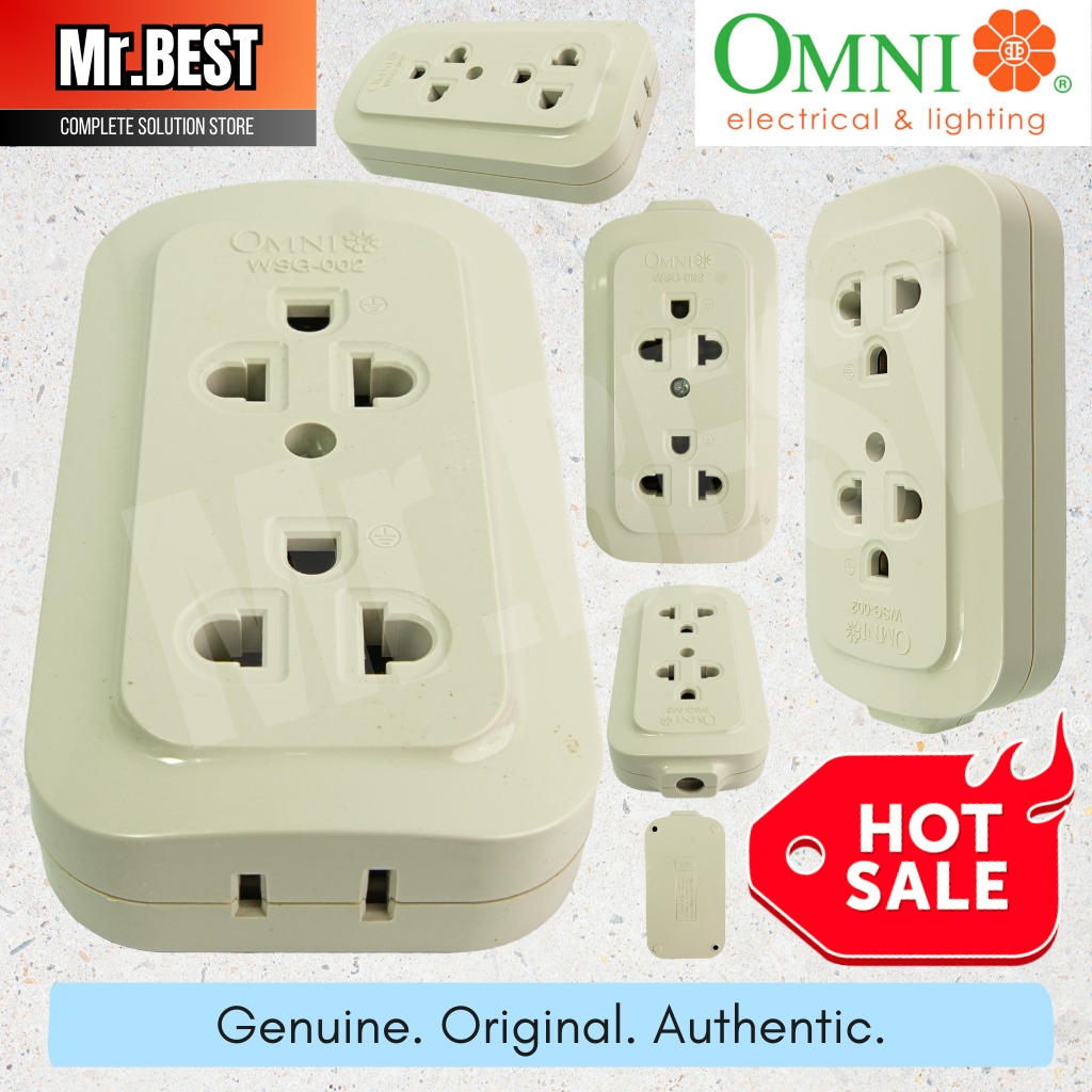 OMNI Surface Convenience Outlet 1-4 Gang w/ 2-Gang Ground | Heavy Duty ...