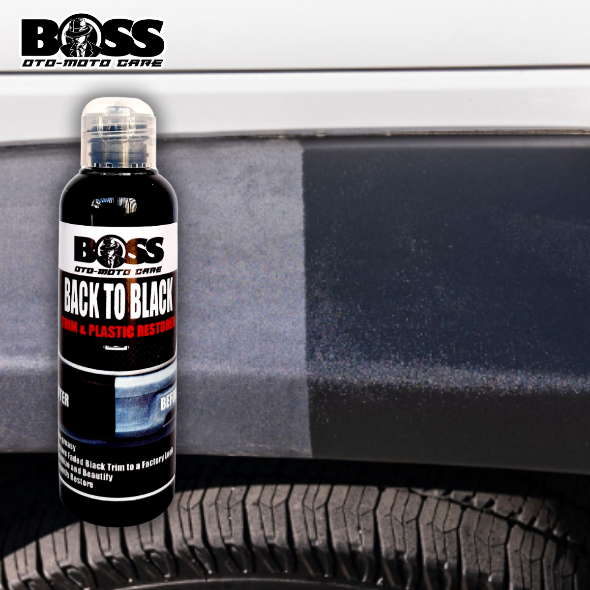 BOSS BACK TO BLACK 2PC 65ML PLASTIC TRIMS RESTORER | Shopee Philippines