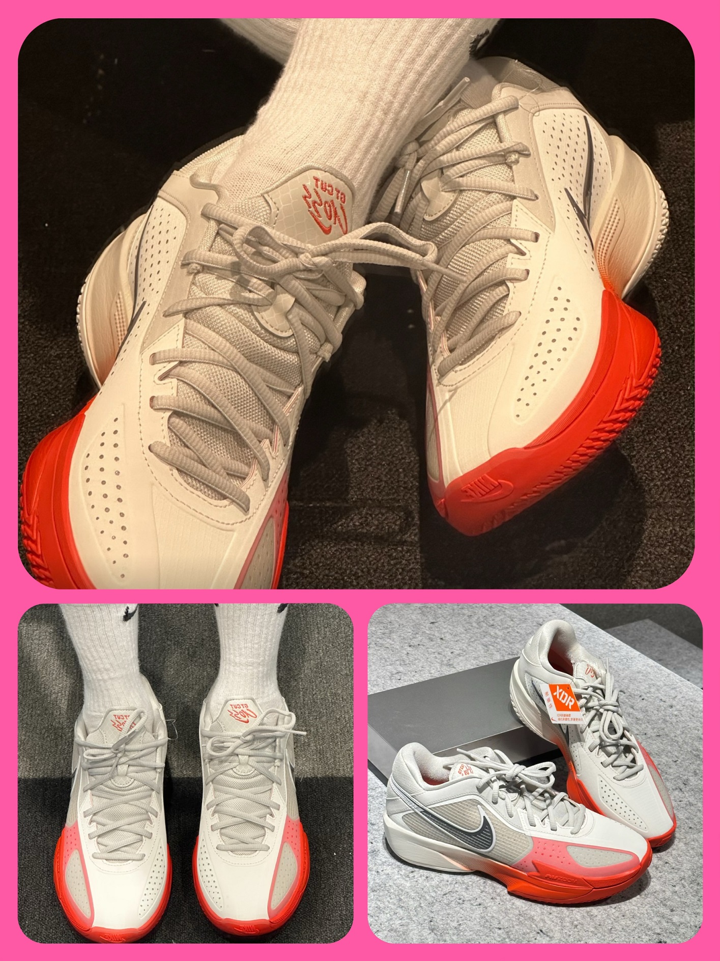 Air Zoom GT Cut CROSS Low cut Basketball Shoes For Men With Double Box ...