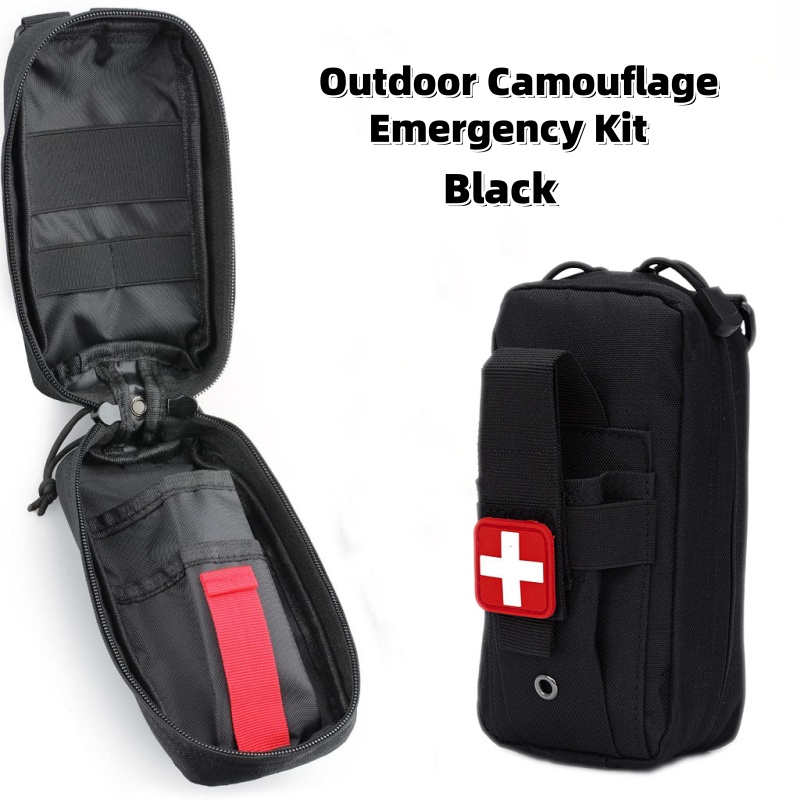 Portable Outdoor Camouflage Emergency Kit Multifunctional Waist Bag ...