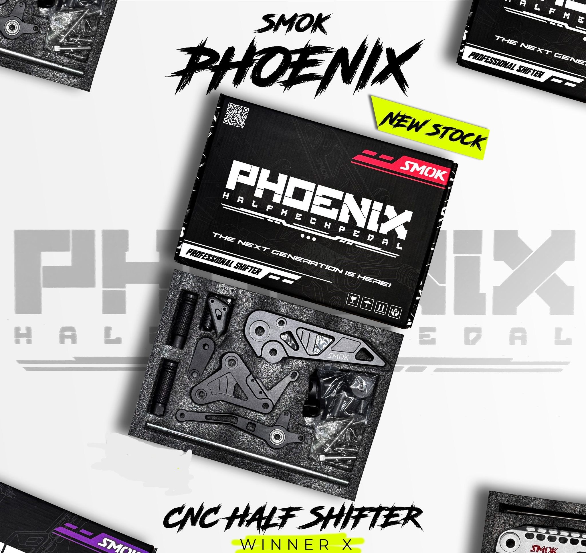 M3 BRAND NEW 𝗦𝗠𝗢𝗞 𝗣𝗛𝗢𝗘𝗡𝗜𝗫 CNC HALF SHIFTER for 𝗦𝗡𝗜𝗣𝗘𝗥 𝟭𝟱𝟬/𝟭𝟱𝟱 & 𝑾𝗜𝗡𝗡𝗘𝗥 ...