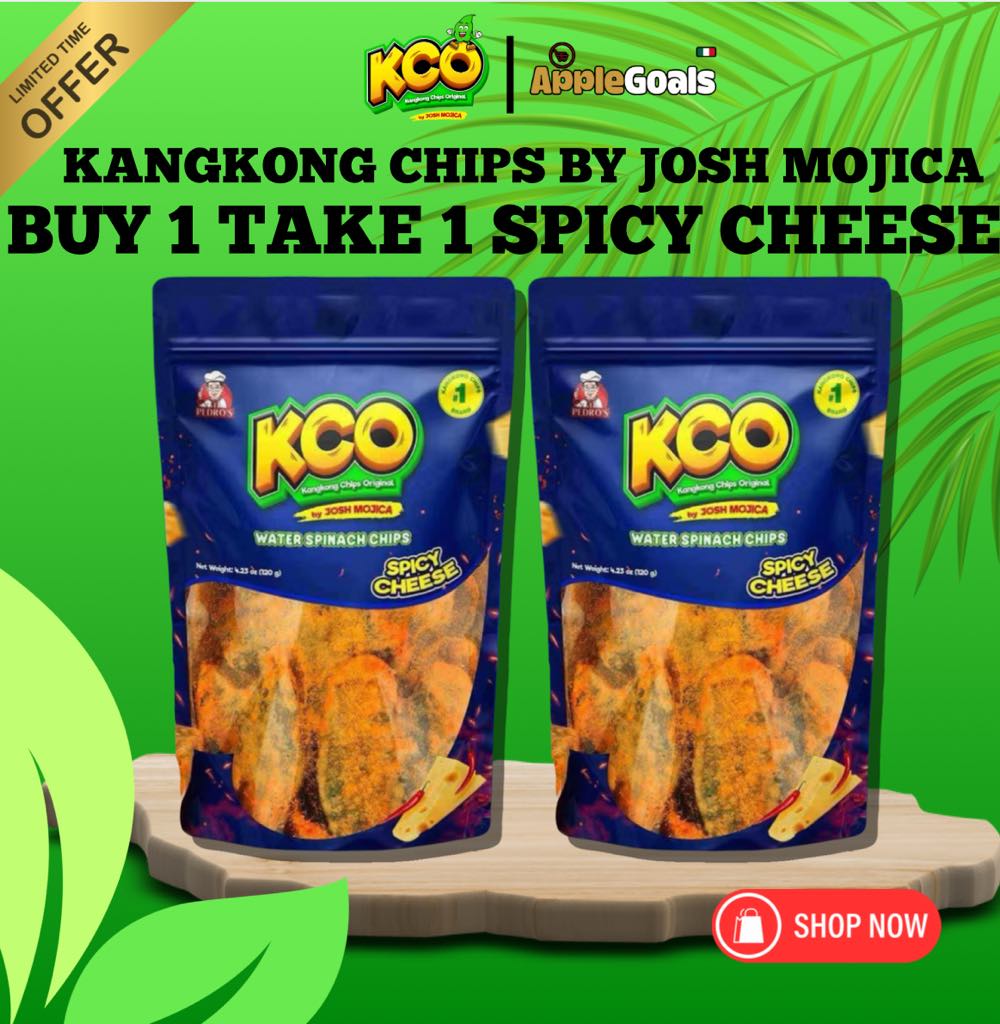 BUY 1 TAKE 1 KANGKONG CHIPS BY JOSH MOJICA KCO "SPICY CHEESE FLAVOR ...