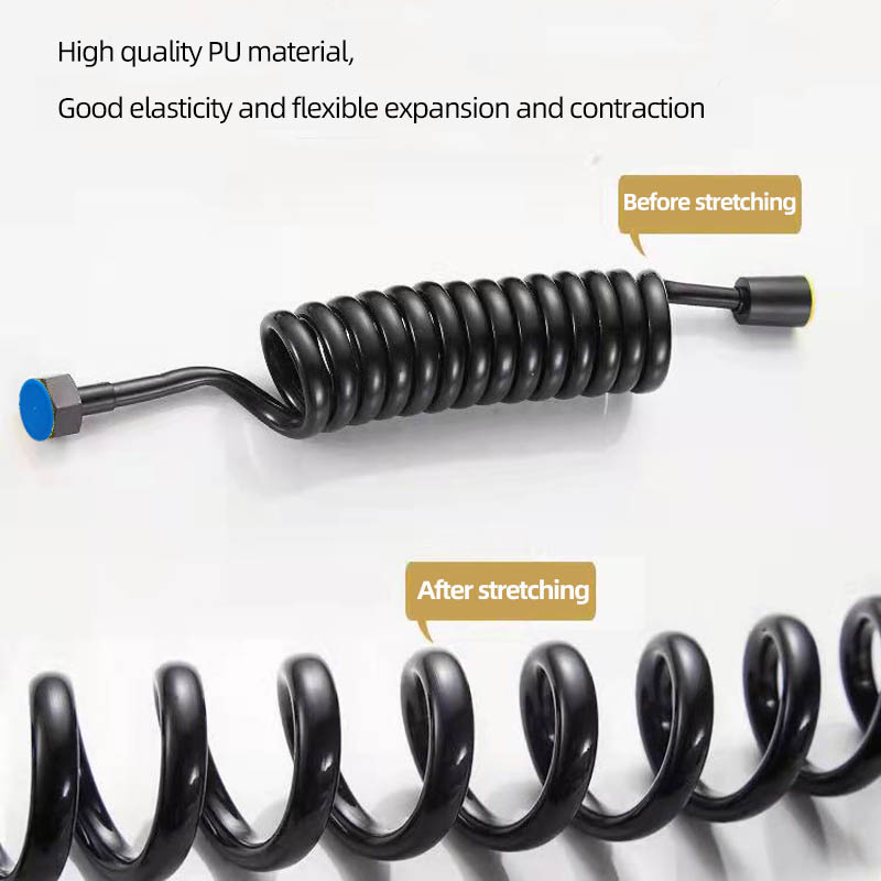 Bidet Sprayer Kit - High-Flow Spring-Loaded Hose with Solid Brass ...