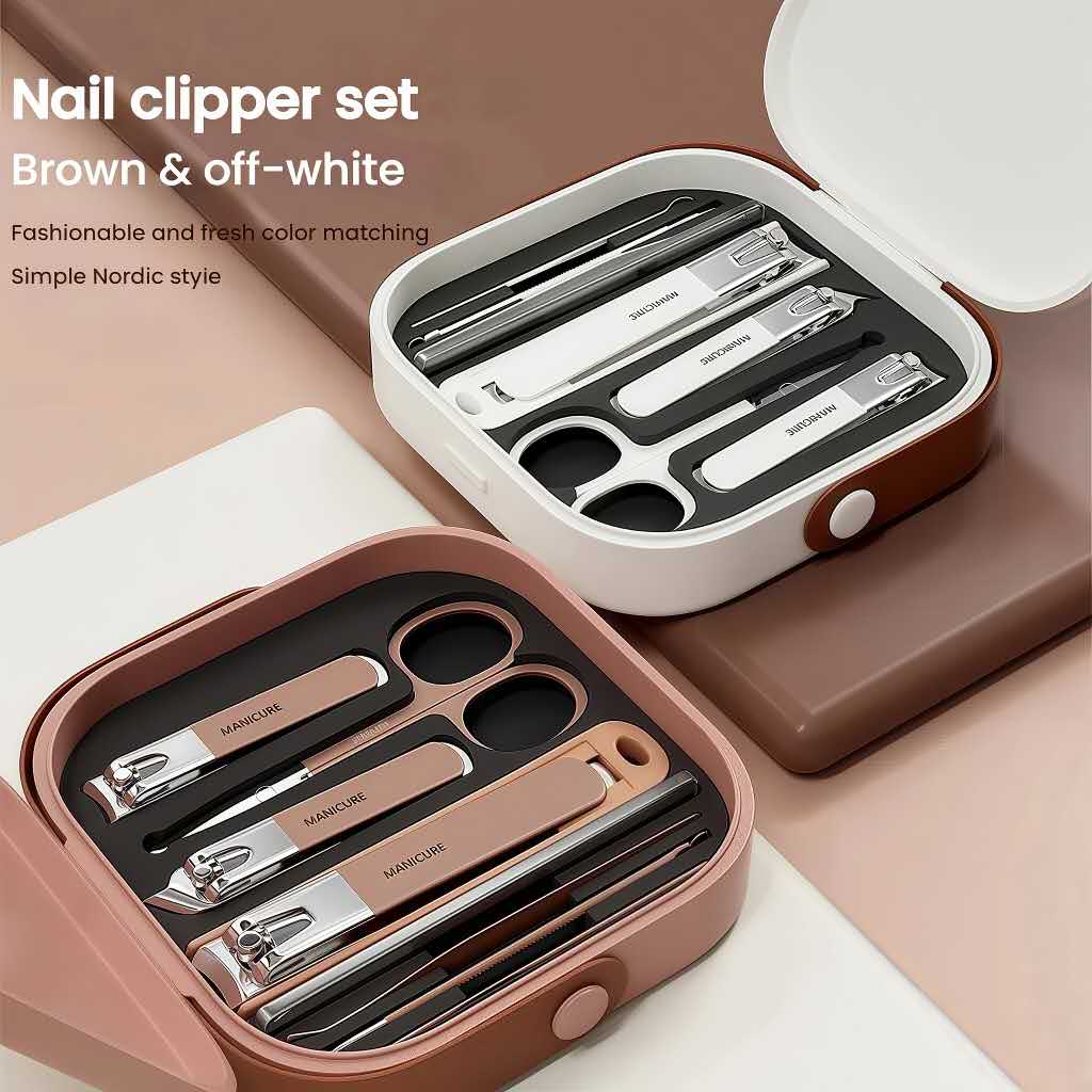 8pcs set 19pcs set Manicure Set Nail Clippers set premium carbon steel ...