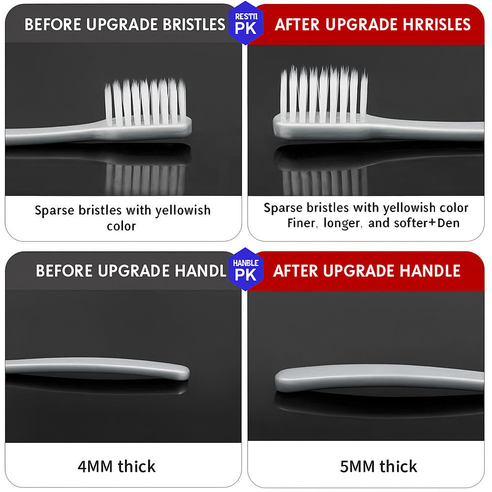 5 in 1 Hotel Guest Kit – 100 Sets Hotel Supplies Toothbrush Toothpaste ...